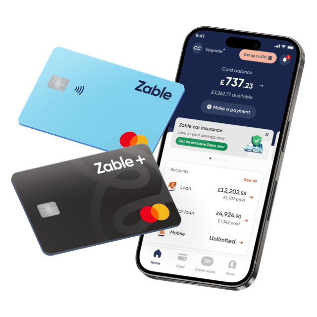 Zable Credit Cards & Personal Loans