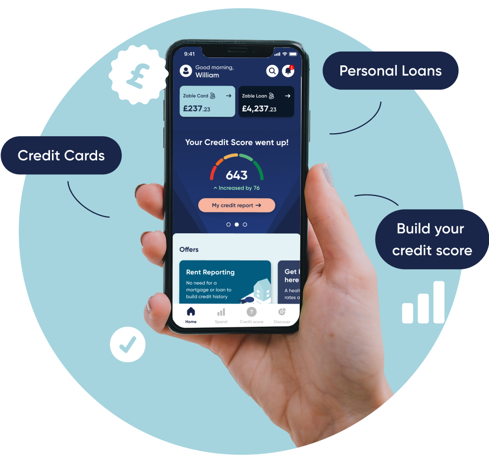 Zable Credit Cards & Personal Loans